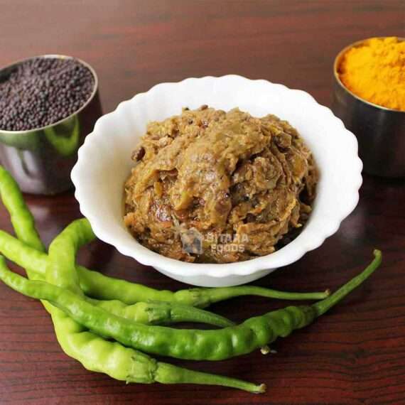 Green Chilli Pachi Mirapakaya Pickle – Sitara Foods